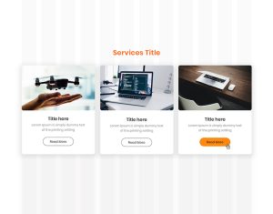 Services section design - Freewebpsd