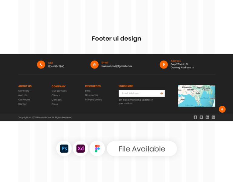 blog figma template free - Freewebpsd
